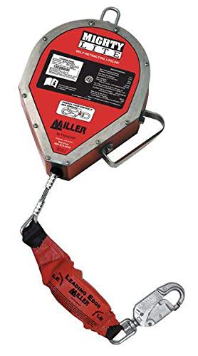 Leading-Edge Self Retracting Lifeline, 50 ft, Red