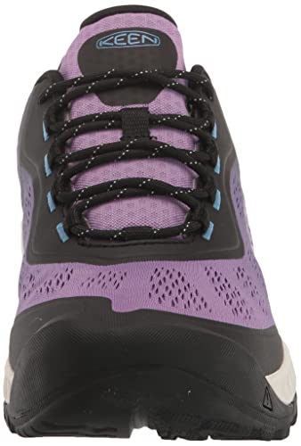 KEEN Women's NXIS Speed Low Height Vented Hiking Shoes, English Lavender/Ombre, 10
