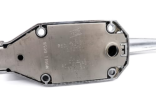 Kason 0058 Brushed Chrome Radial Latch KIT with 0059 Roller Strike, -1/8" to 1/4" Offset, 0481 4" Inside Release and Hardware KIT