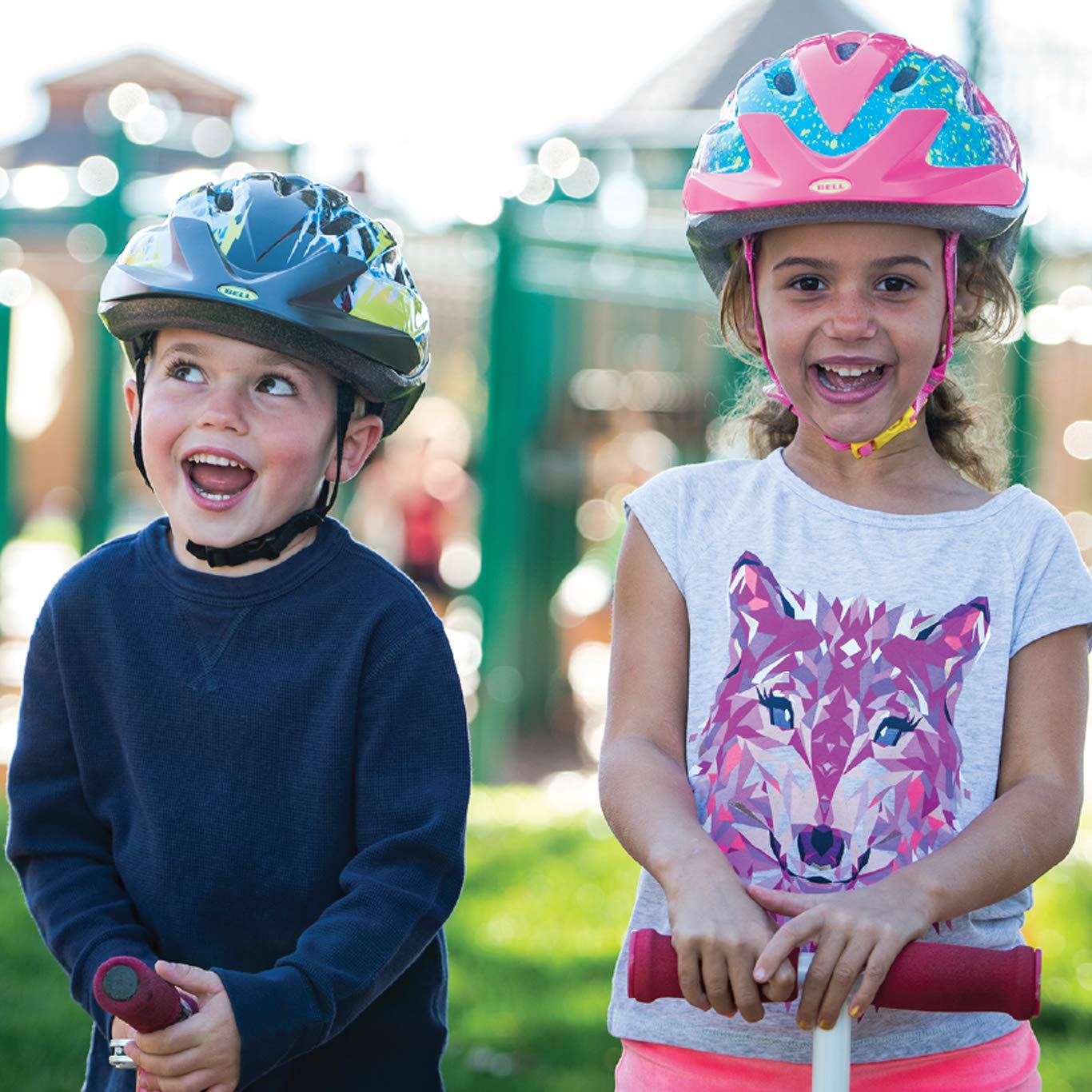 Bell 7084243 Child Rally Bike Helmet - Lightning Black & Yellow