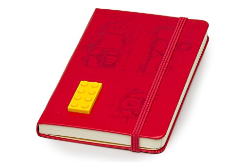 Moleskine Limited Edition Lego Notebook, Hard Cover, Pocket (3.5" x 5.5") Ruled/Lined, Scarlet Red, 192 Pages