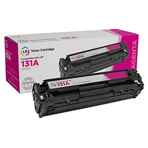 LD Remanufactured Toner Cartridge Replacement for HP 131A CF213A (Magenta)