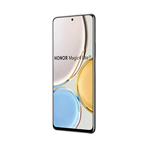 Honor Magic4 Lite 5G Dual-SIM 128GB ROM + 6GB RAM (GSM only | NO CDMA) Factory Unlocked 5G Smartphone (Midnight Black) - International Version