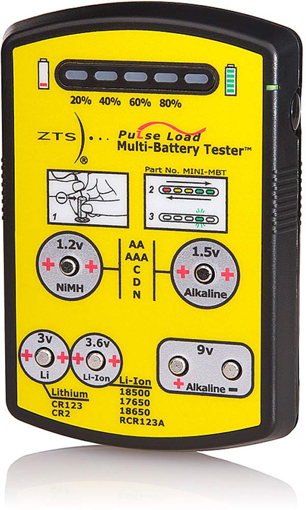The ZTS Mini Multi-Battery Tester With Case - MINI-MBT