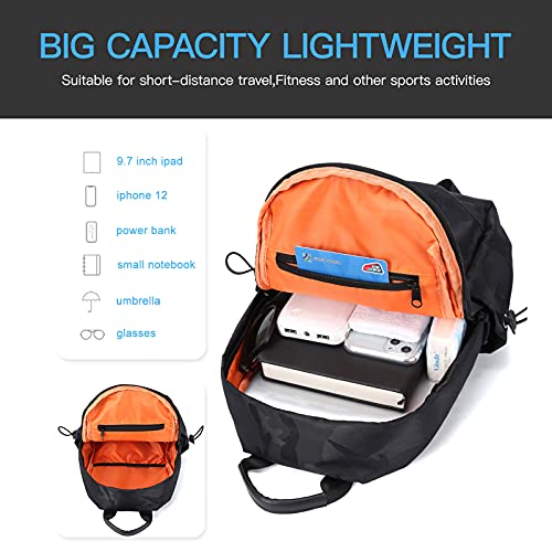Small Sling Crossbody Backpack Shoulder Messenger Bag for Men Women, Mini Anti Theft One Strap Motorcycle Backpack Sling Tactical Chest Bag for Hiking Walking Biking Travel Cycling Camouflage Black