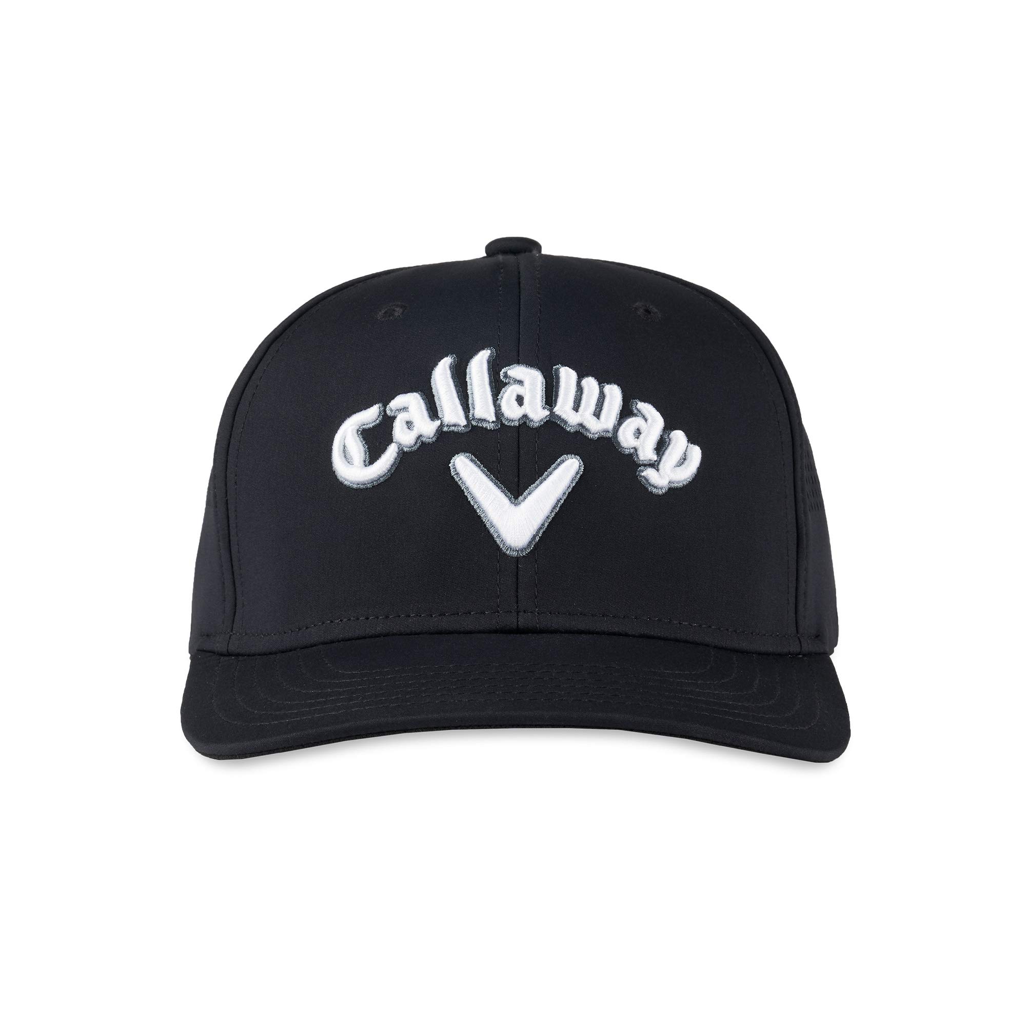 Callaway Men's Riviera Fitted Hat, White/Black, Large/X-Large
