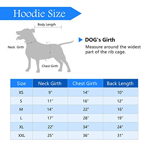 Dog Hoodie Sweater for Dogs Pet Clothes Black Buffalo Plaid Warm and Soft Breathable Cozy(XS)