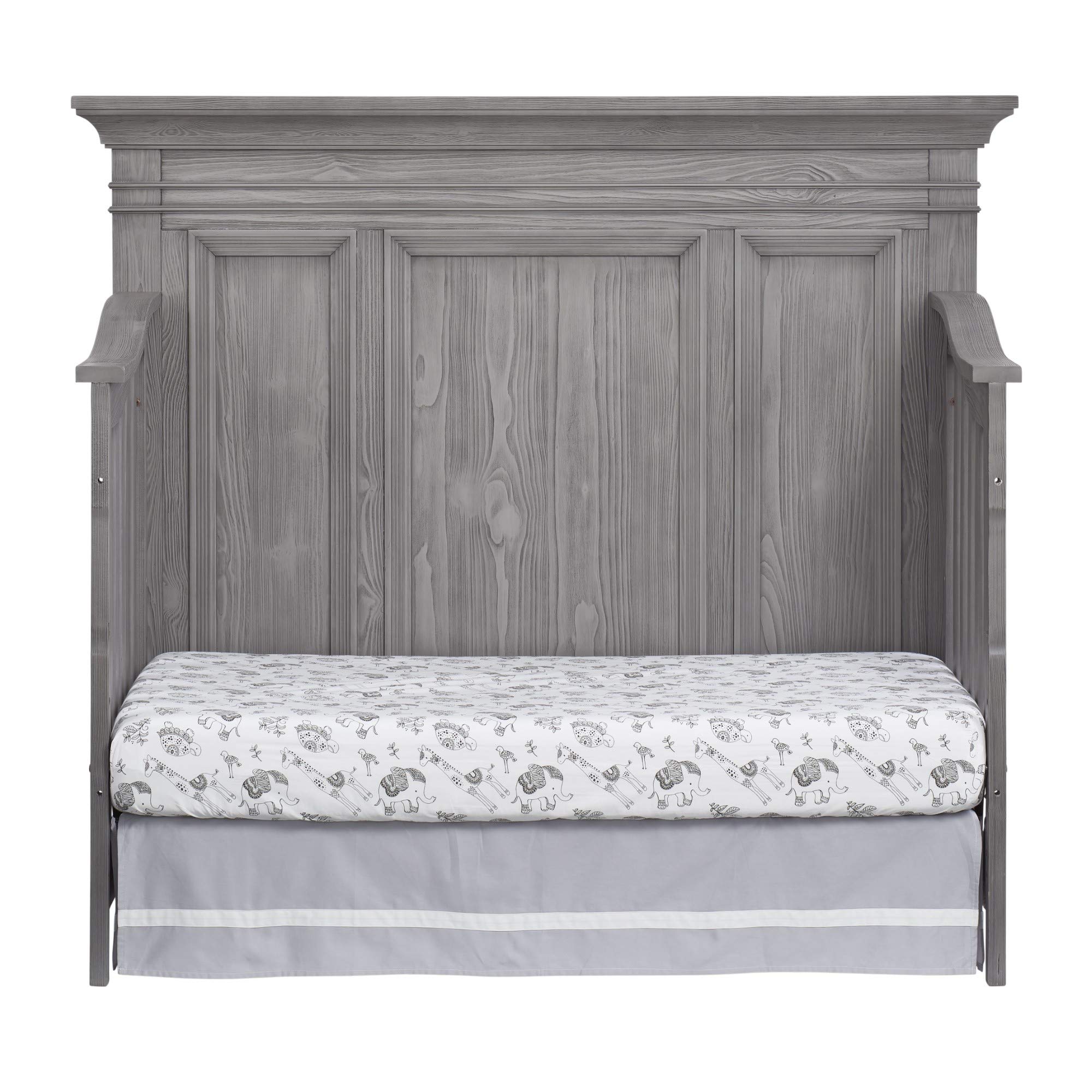 Oxford Baby Westport 4-in-1 Convertible Crib, Dusk Gray, GreenGuard Gold Certified