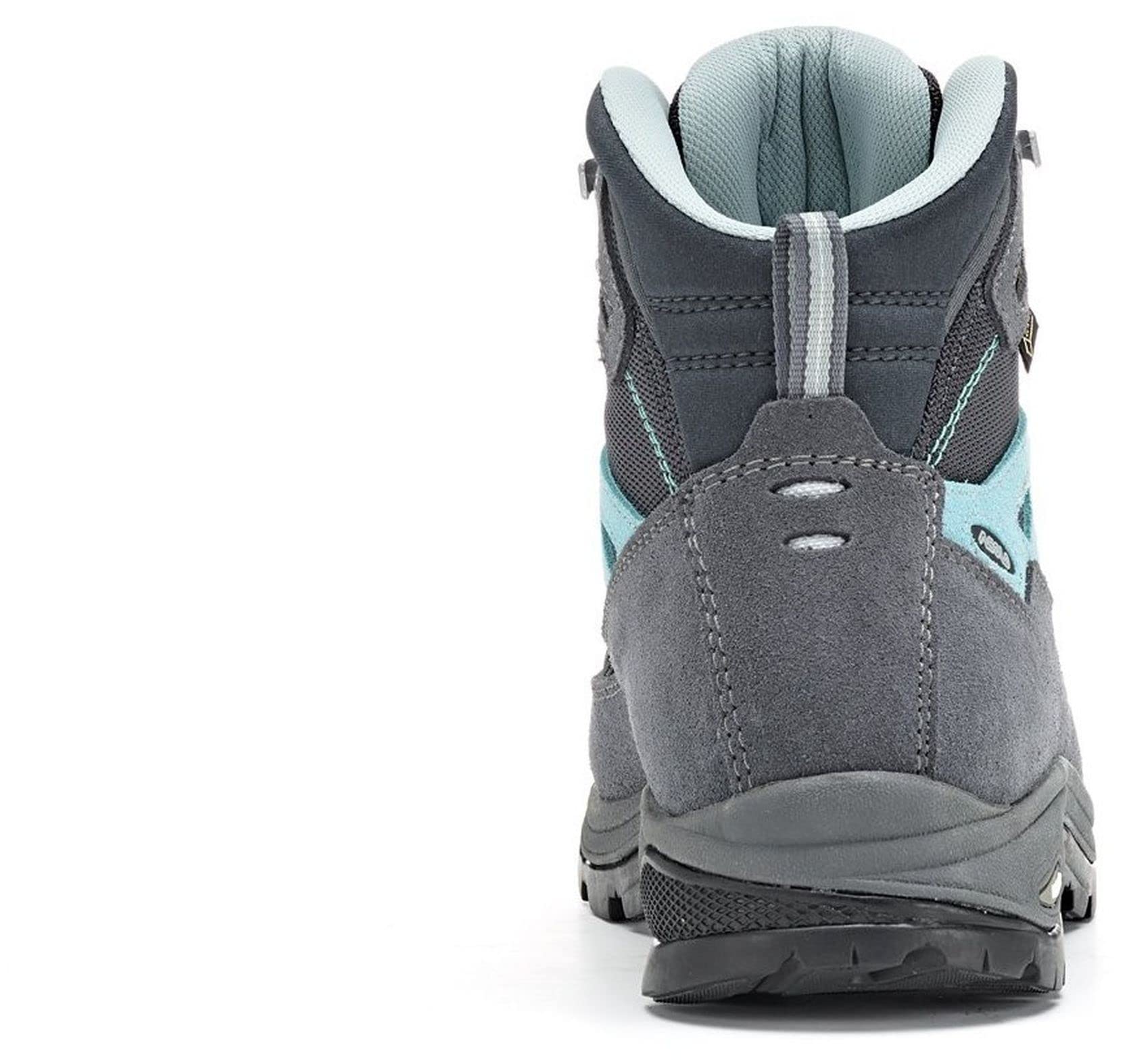 ASOLO Finder GV Hiking Boot - Women's Grey/Gunmetal/Pool Side 8