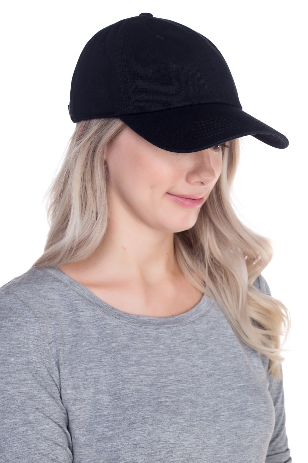 Baseball Cap for Men Women - Classic Dad Hat, BLK