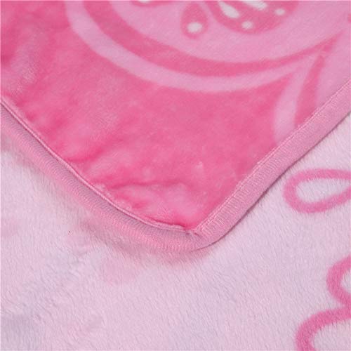 Cute Cartoon Kitty Bedding Super Soft Silk Touch FleeceThrow Blanket for Kids,40 x 55 inches (Cartoon 1)