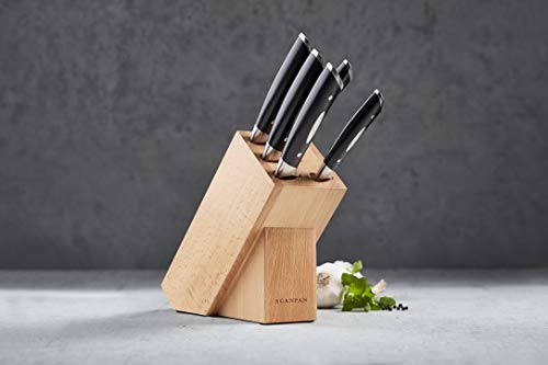 Scanpan 6 Piece Classic Block Cutlery Set, Bamboo