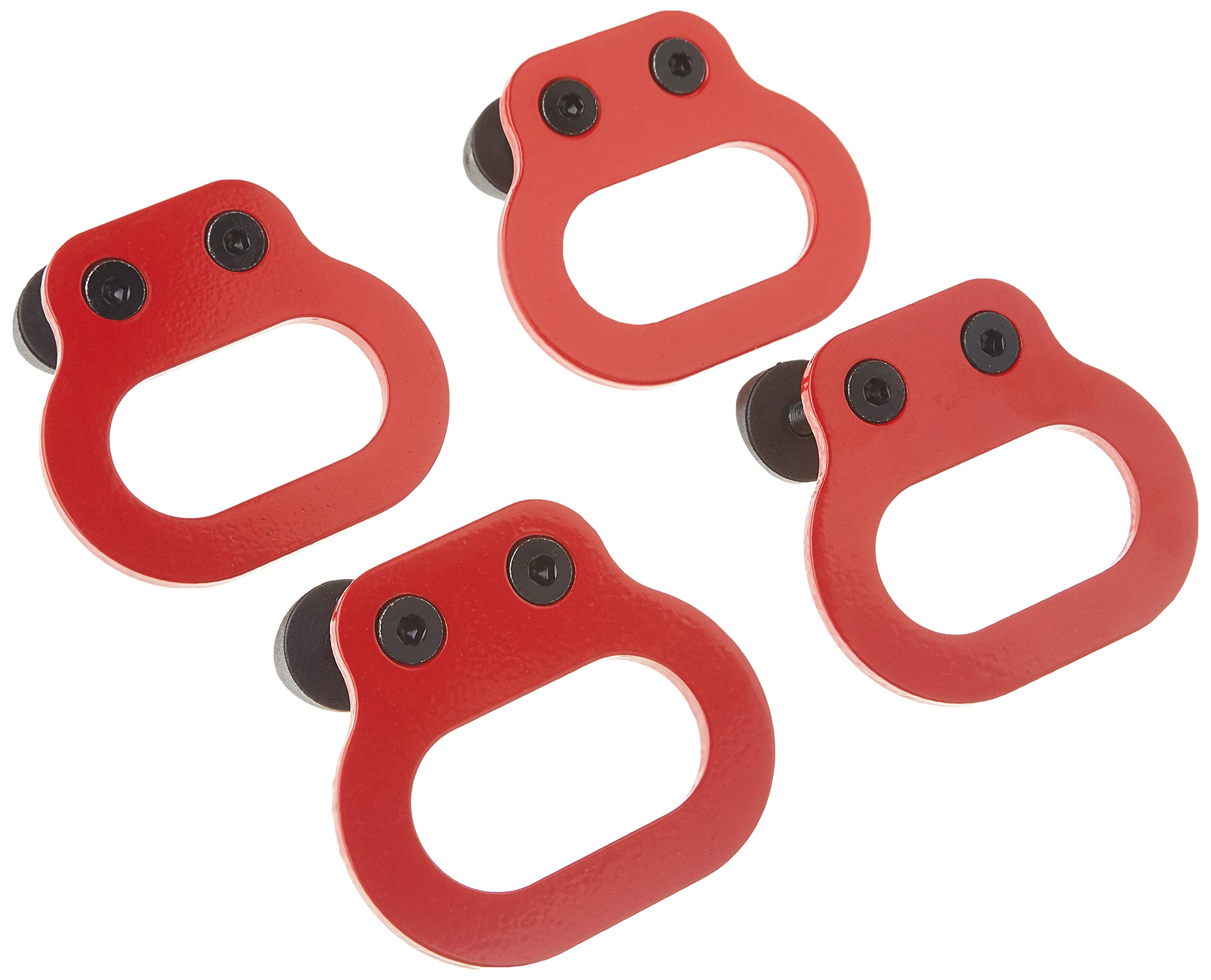 Wenzelite Bus Transit Tie Downs for Wenzelite Trotter Mobility Rehab Stroller, Red