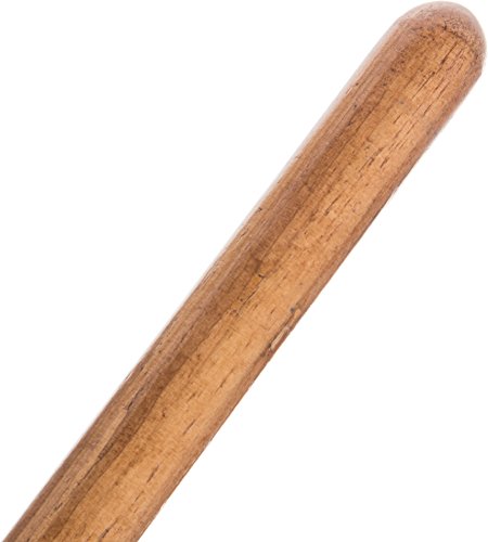 Carlisle FoodService Products 4526700 Lacquered Wood Broom Handle with Metal Threaded Tip, 60" Length, 15/16" Diameter (Pack of 12)