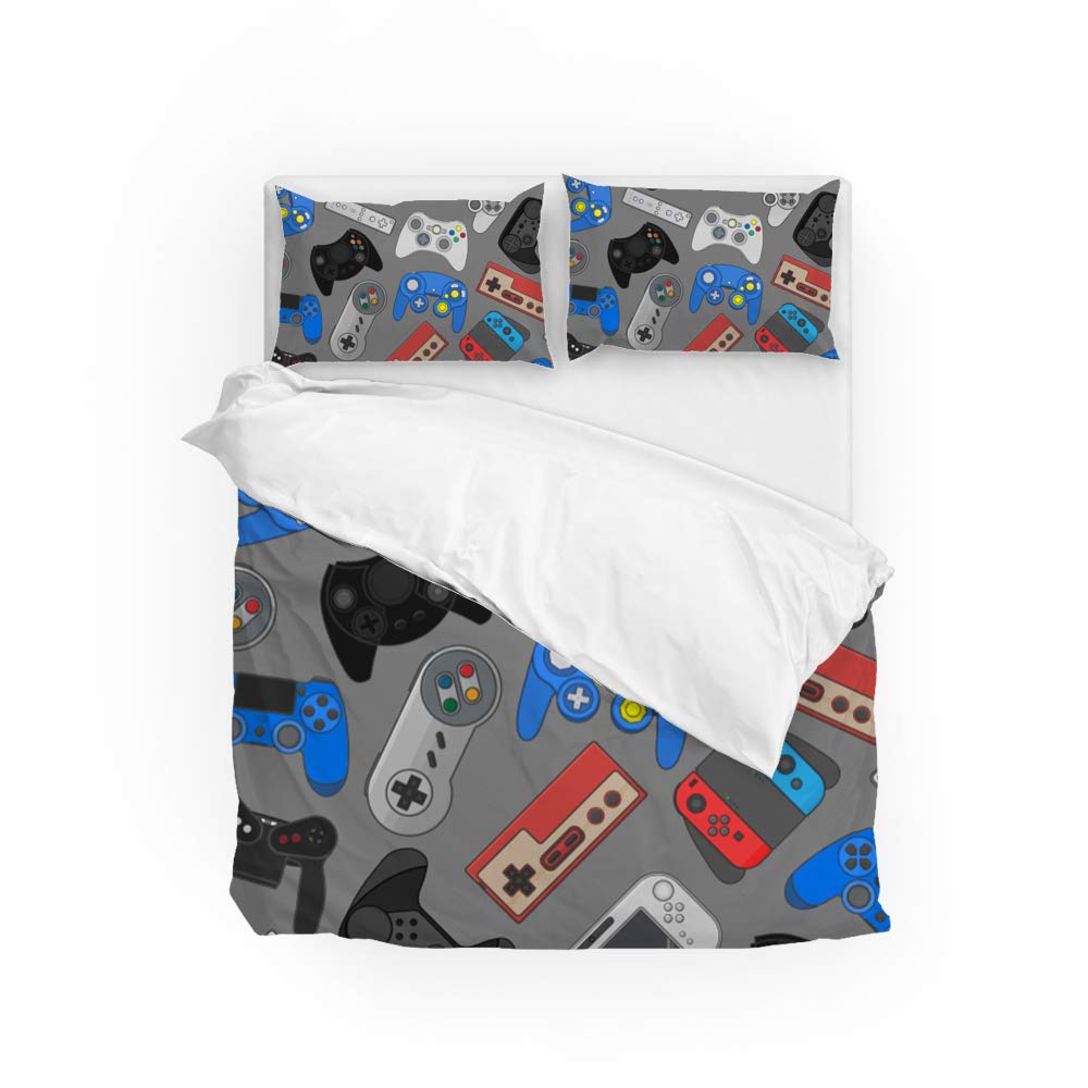 Find Sun Video Game Controller Duvet Cover Set Twin Bedding set Covers 1 Duvet Cover and 1 Pillow Shams without Comforter