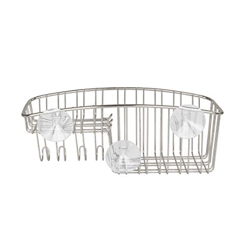 Spectrum Diversified Bathroom Contempo Shower, Stainless Steel, Basket w/Hooks