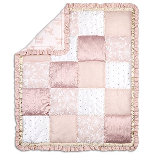 The Peanutshell Grace 4 Piece Crib Bedding Set