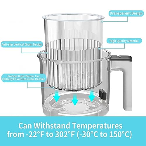 Creami Containers, for Ninja Ice Cream Maker Cups,24 OZ Ice Cream Pint Cooler Airtight And Leaf-Proof for NC501 Series Ice Cream Maker