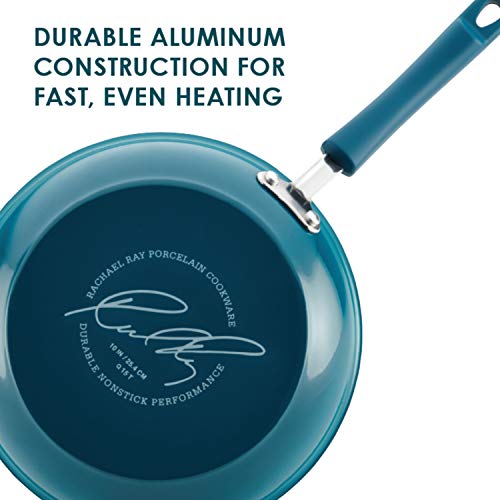 Rachael Ray Brights Nonstick Frying Pan / Fry Pan / Skillet - 12.5 Inch, Blue