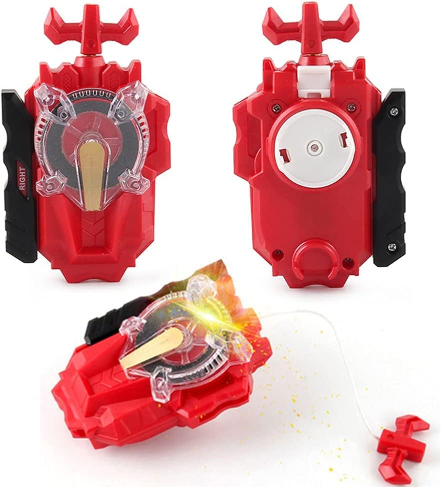 JVNVDS 2-Piece Gyros(B-169 B-172) + 1-Piece Sparking String Launcher Battle Bey Burst Set, Battling Tops, Stickers & Launchers Set, Boys Kids Birthday Party Idea 505
