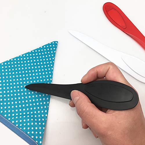 Fbshicung 3 Pieces Point Tuner Seam Creaser Creases Sewing Tools Plastic Sewing Mark Turner Point Tuner Seam Presser Tool Sewing Quilting DIY Accessory