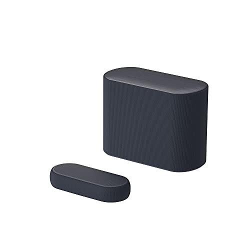 LG Eclair QP5 Sound Bar 3.1.2ch, Dolby Atmos & DTS:X with Upfiring Height Speakers Compact Design, 4K & HDR Passthrough, Black - 2021