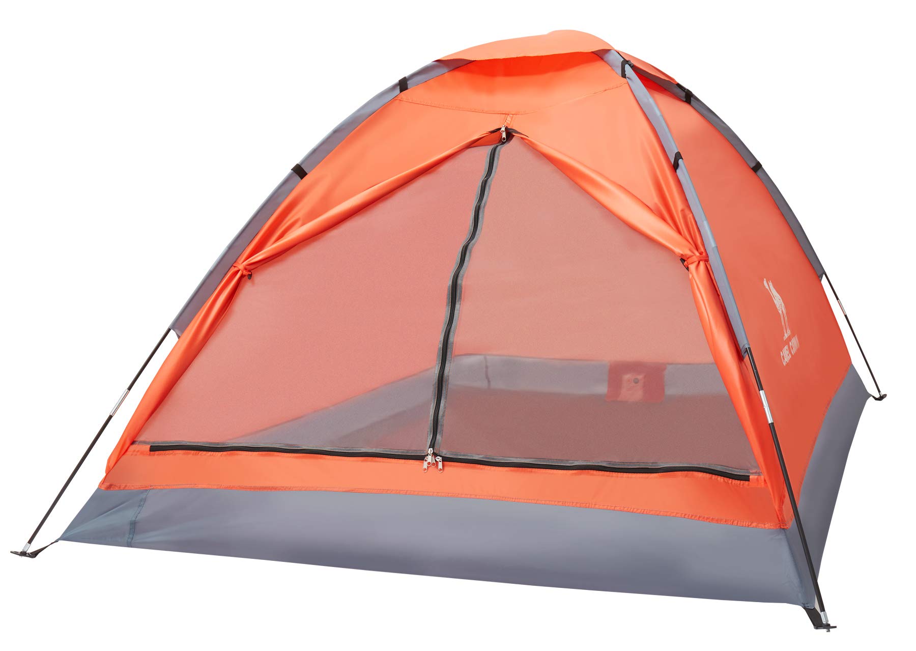 CAMEL CROWN 2 Person Camping Dome Tent, Waterproof, Lightweight Portable Backpacking Tent for Outdoor Camping/Hiking