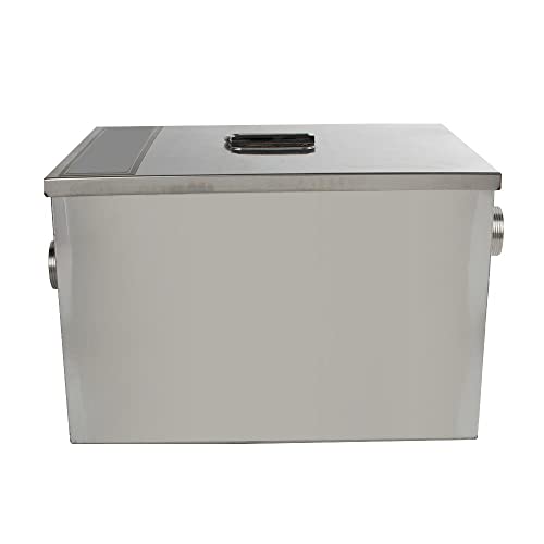 Kitchen Maintenance with Our Stainless Steel Grease Trap Set - Removable Baffles Detachable Design and Easy Cleaning for Restaurant Equipment and Wastewater Management