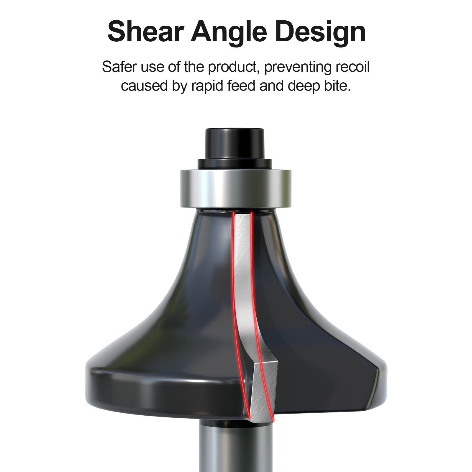 Fivepears 12 Pieces Tungsten Carbide Router Bit Set 1/4 Inch Shank for Beginners Woodworking, Include Straight, Dovetail, Chamfer, Cove, Flush Trim, Round Over, 90 V Grooving, Raised Panel Router Bit