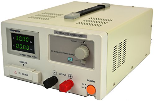 Tekpower TP12003D DC Adjustable Linear Power Supply, Input 120V, Output 0-120V @ 0-3A Adjustable,Transformer Type Clean Power Source (120Volt/3A), Better than HY3003D