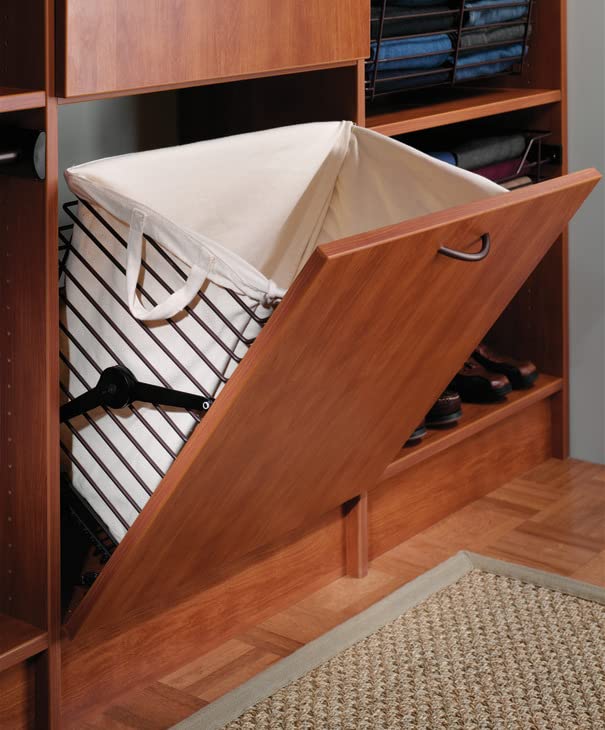 Flap Stay Hamper Kit, For Slanted Laundry Hamper, With adjustable spring force Nickel-Plated