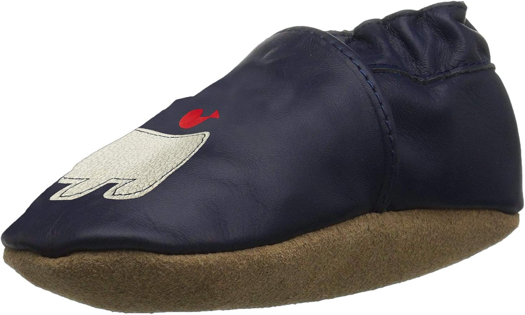 Robeez Friends Wrap Around Crib Shoe (Infant/Toddler),Navy,12-18 Months M US
