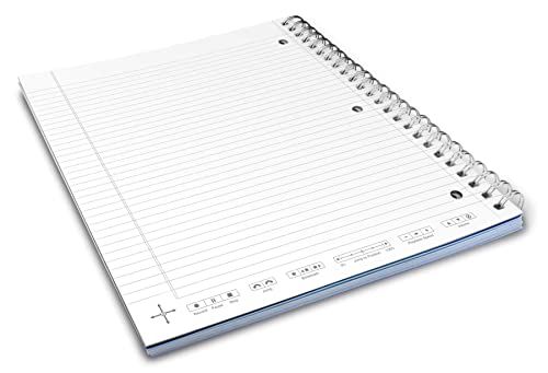 Livescribe 8.5 x 11 3-Subject Notebook #1, Blue
