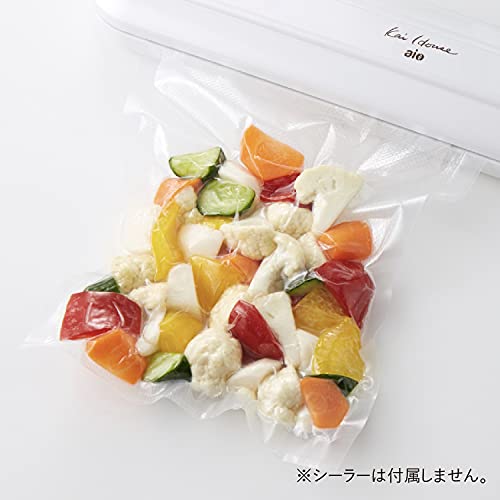 Kai Corporation Kai House DK5133 Kai House AIO sousvide Vacuum Bags, For Low Temperature Cooker, Large, Pack of 100
