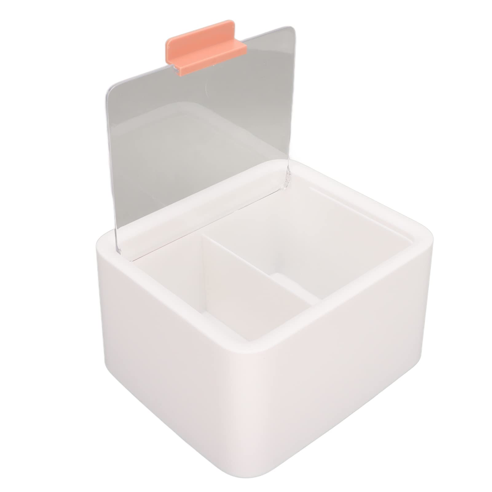 Cotton Pad Holder Dustproof Lightweight Storage Container with Lid for Makeup Accessories