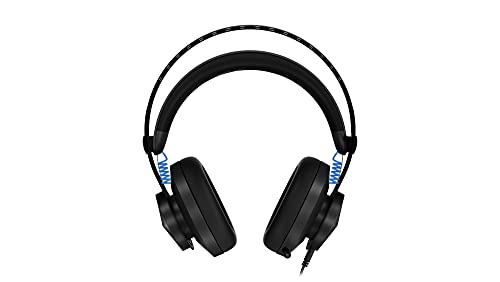 Lenovo Legion H300 Stereo Gaming Headset, Noise-Cancelling Mic, Memory Foam & PU Leather Earcups, Stainless Steel Headband, PC, PS4, Xbox One, Nintendo Switch, Mac, GXD0T69863, Black