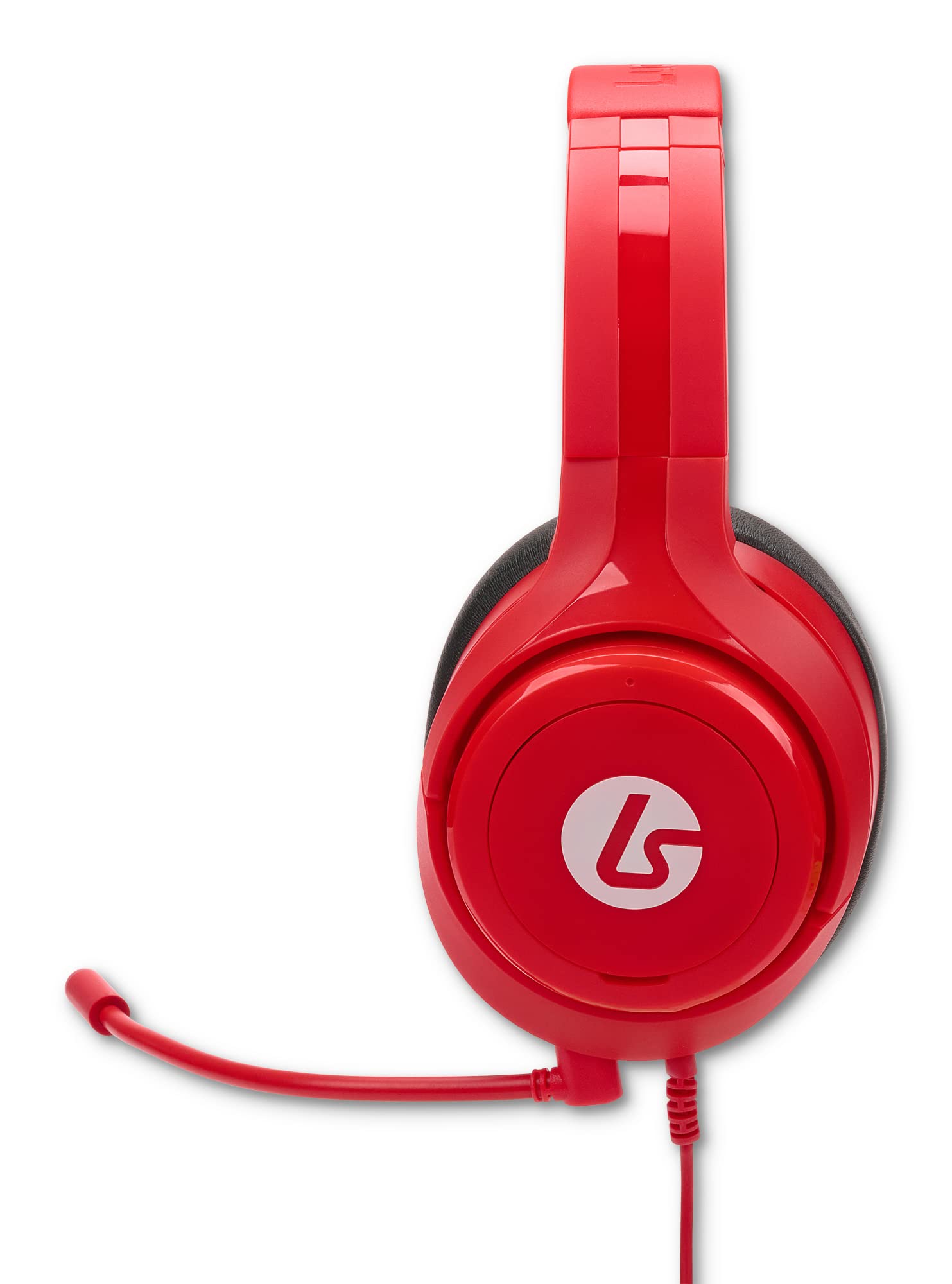 LucidSound LS10X Wired Gaming Headset for Xbox Series X|S - Pulse Red, Xbox One, Xbox One X, Xbox One S, Xbox 360, PC, Mac, VR, Android, and iOS, Mobile, headphones, chat, gaming audio
