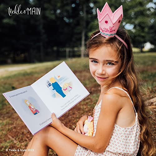 Tickle & Main Big Sister Gift Set, I Hereby Crown You Big Sister Book, Doll, and Child Size Crown
