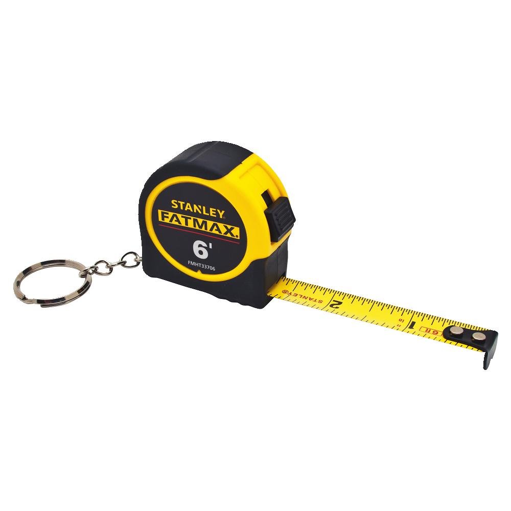 Stanley FMHT33706W Fat Max Keychain Tape Rule, 1/2-Inch by 6-Feet