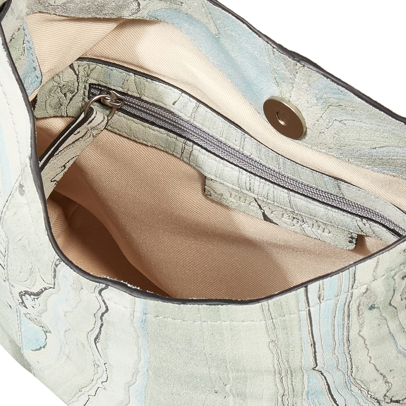 Lucky Brand womens Jeun Crossbody, Marble Blue, Medium US