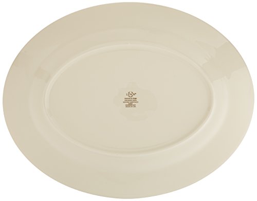 Lenox Winter Greetings Plaid Oval Platter