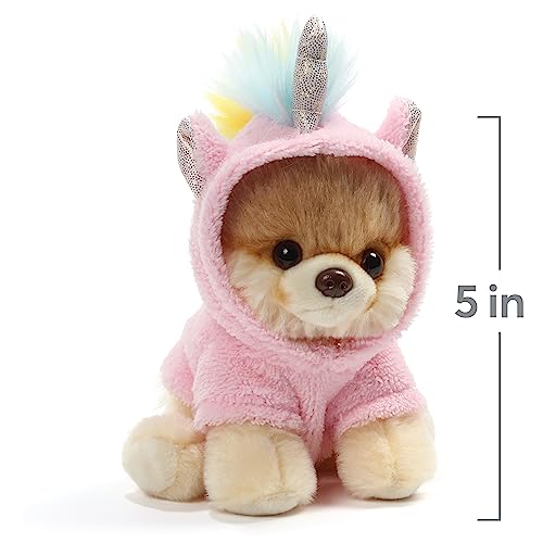 GUND World’s Cutest Dog Boo Itty Bitty Boo Unicorn Stuffed Animal Plush, 5"