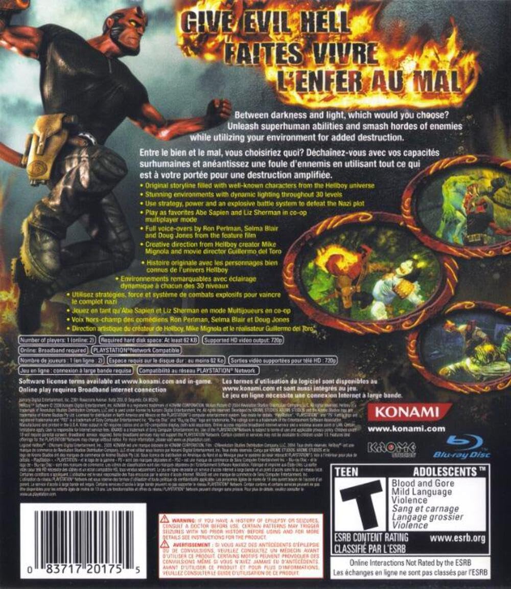 Hellboy: The Science of Evil - Playstation 3