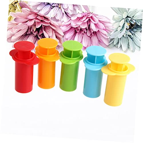 COHEALI Toddler Toys 5pcs Stencils for Kidcraft Playset Wood Wood Puzzle Extruder Machine Dough Tool Kits Clay DIY Assorted Designs Tools Toolkit Mold Model Cake Air Dry Clay