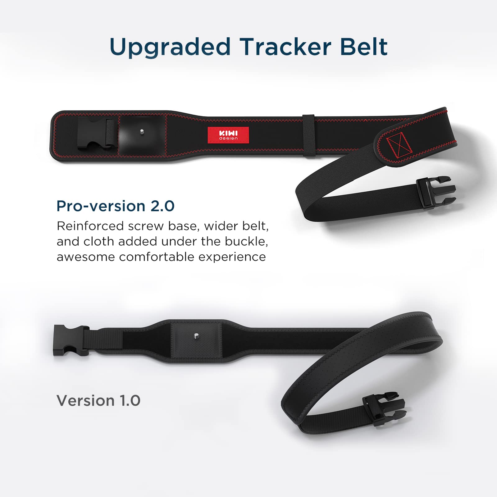 KIWI design Tracker Straps and Belt for Full Body Tracking VR, Compatible with Quest 2 and SteamVR, Upgraded Palm/Foot Trackerstrap Accessory Fit HTC Vive Tracker (Trackers NOT Included)