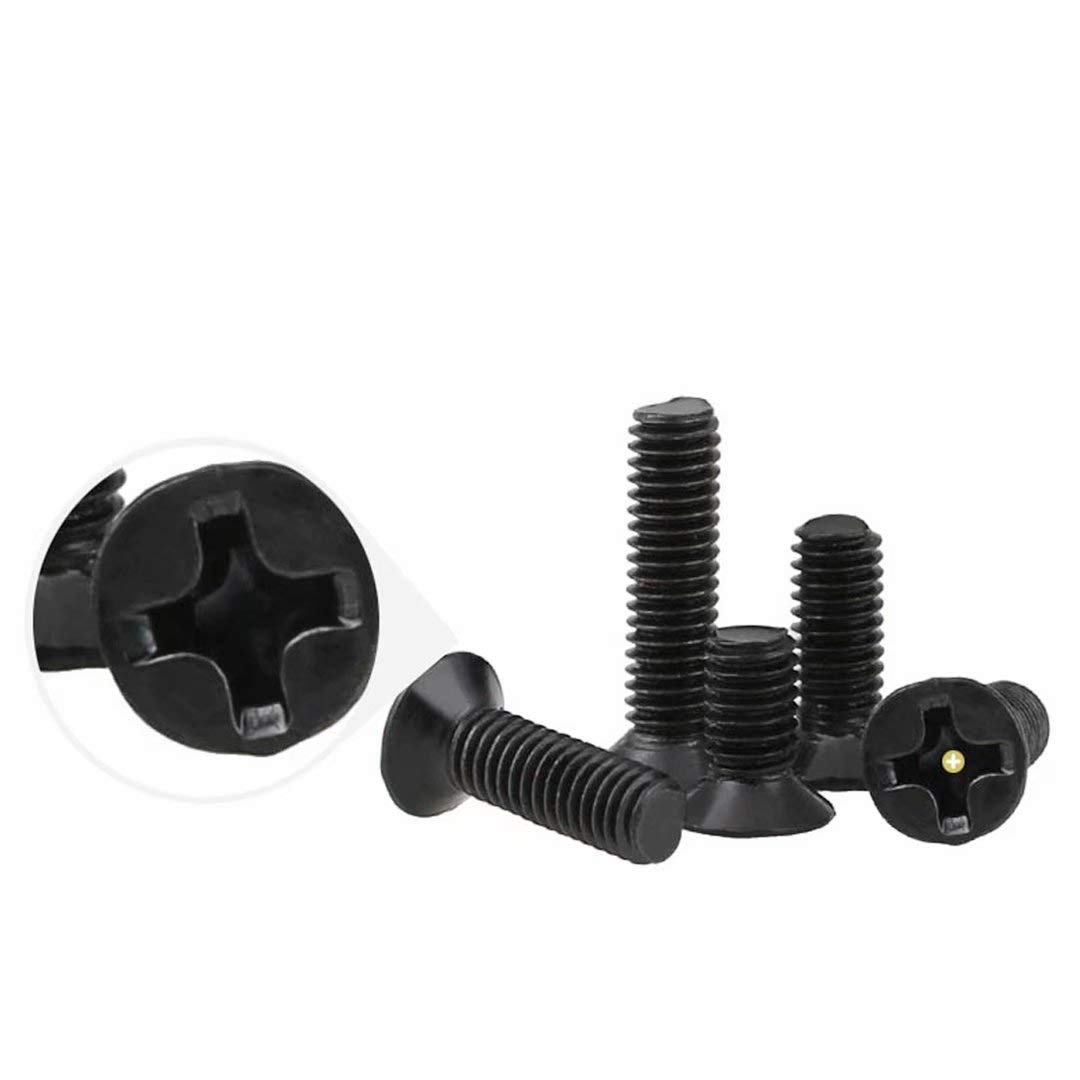 BOSHC Electronic Screws Phillips Flat Head Micro Screws for Glasses Laptop Notebook Computer Bolt M3*8mm,200 pcs