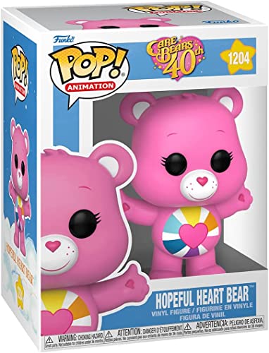 Funko POP! Animation: Care Bears 40th Anniversary - Hopeful Heart Bear Bundled with a Byron's Attic Pop Protector
