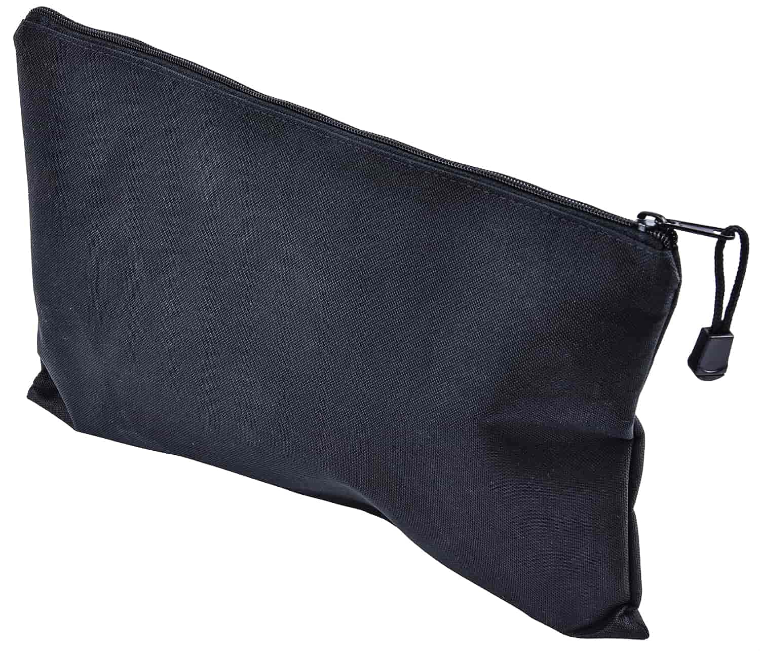 JEGS Zipper Tool Bag | Dimensions: 14 1/2 in. x 9 in. | Heavy-Duty Zipper | 600 Denier Polyester | Black with the JEGS Logo