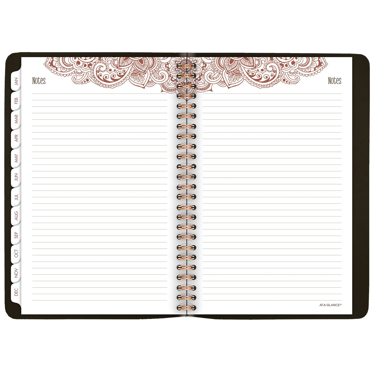 AT-A-GLANCE Weekly / Monthly Planner, January 2018 - December 2018, 5-1/2" x 8-1/2", Henna, Brown (551-200)