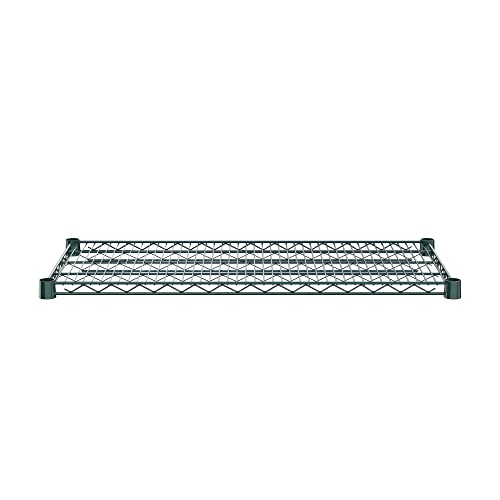 Krollen Industrial 18" x 36" NSF Green Epoxy Wire Shelf